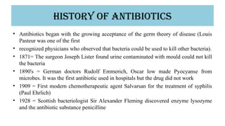 Antibiotics: B lactam Antibiotics. MC III UNT 1 PPT | PPT