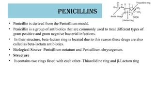 Antibiotics: B lactam Antibiotics. MC III UNT 1 PPT | PPT