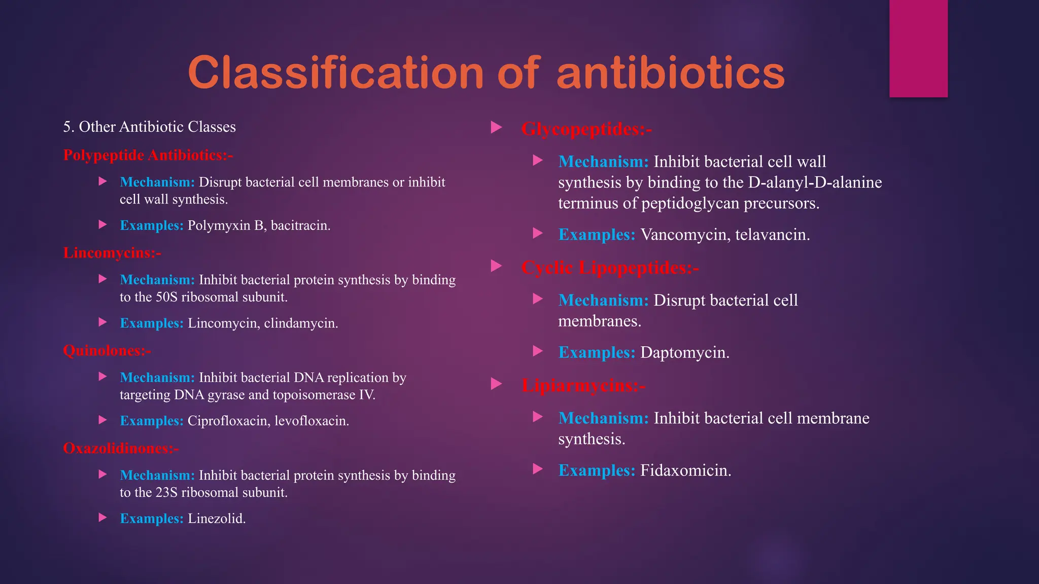 Antibiotics B Pharm medicinal chemistry-III.pptx