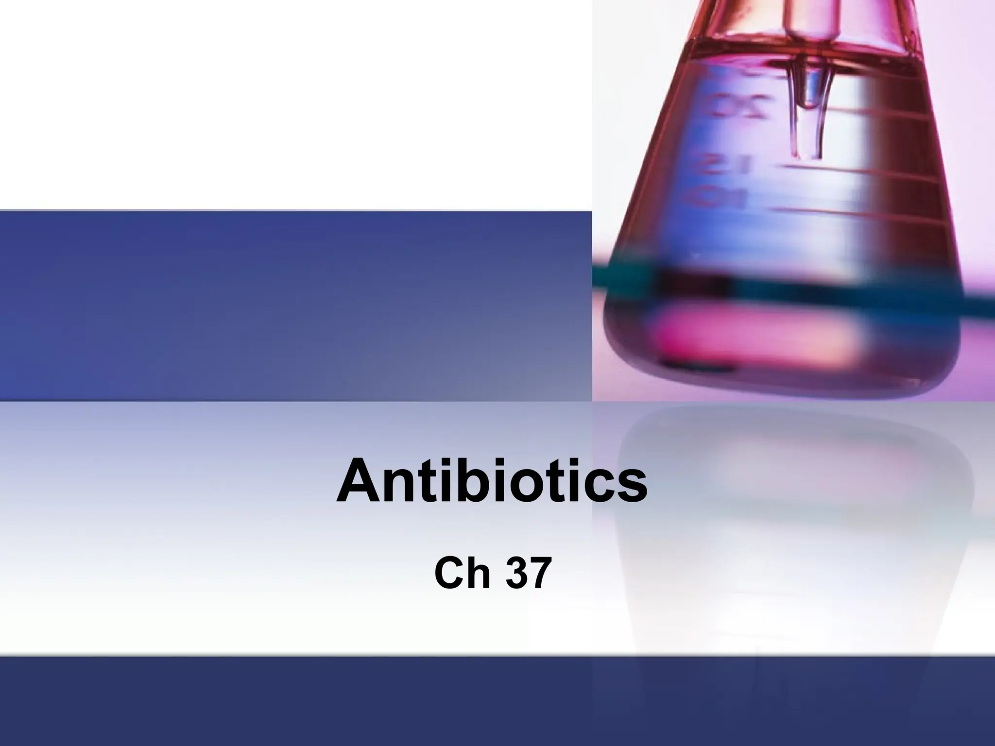 Various Classification Of Antibiotics Ppt Ppt
