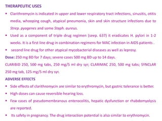 Antibiotics chloramphenicol and macrolides | PPTX