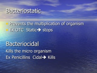 Antibiotics Gen | PPT