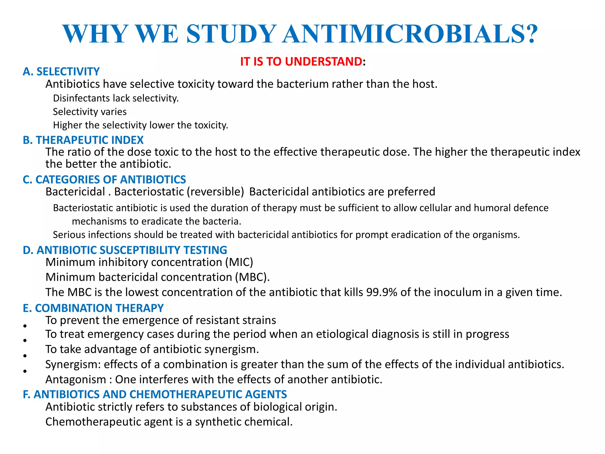 Antibiotics introduction to classification | PPTX