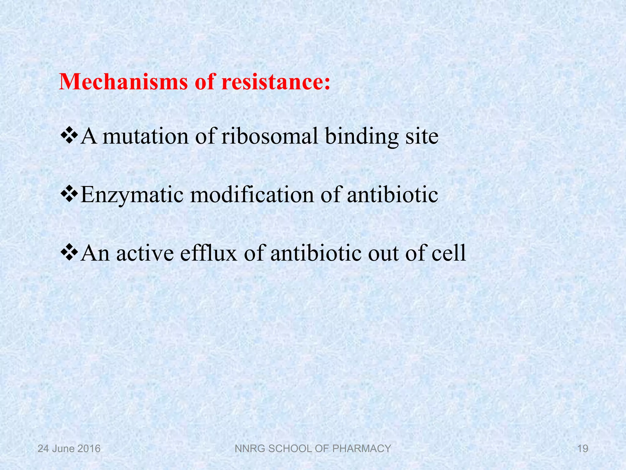 Antibiotics | PPTX