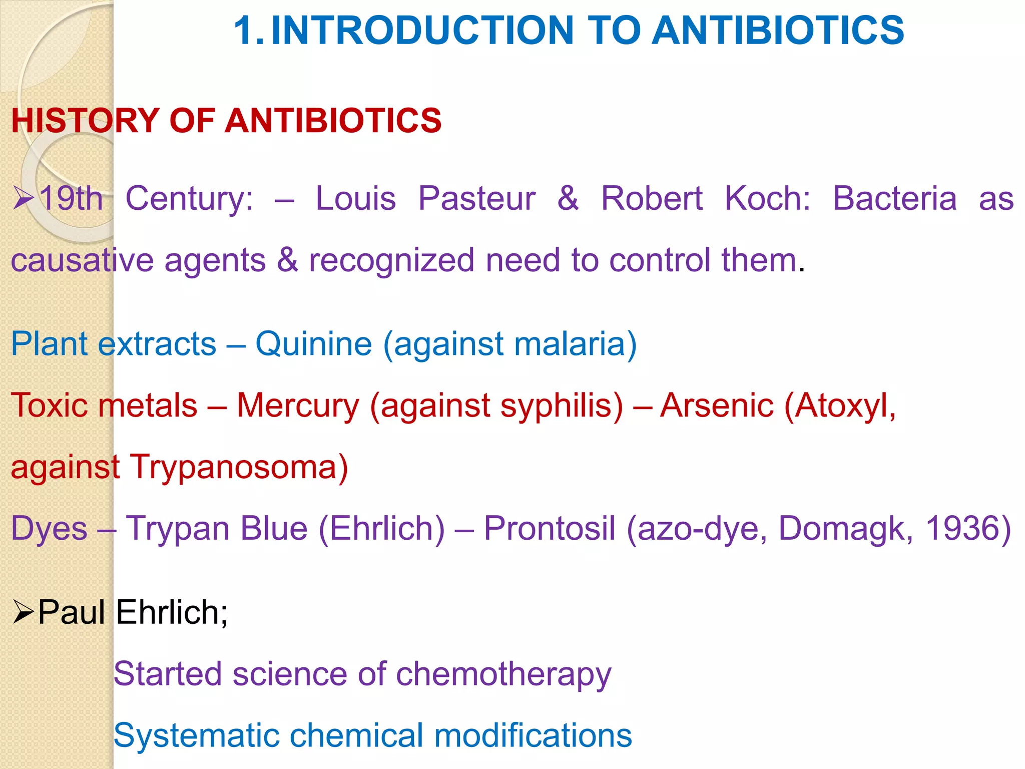 ANTIBIOTICS | PPTX