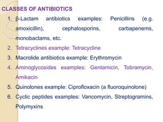ANTIBIOTICS | PPTX