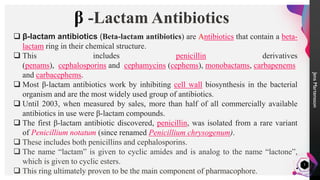 ANTIBIOTICS- PENICILLIN.pdf Chapter 1 Medicinal Chemistry- III Semester ...