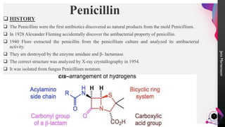 ANTIBIOTICS- PENICILLIN.pdf Chapter 1 Medicinal Chemistry- III Semester ...