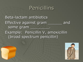 Antibiotics student ppt | PPT