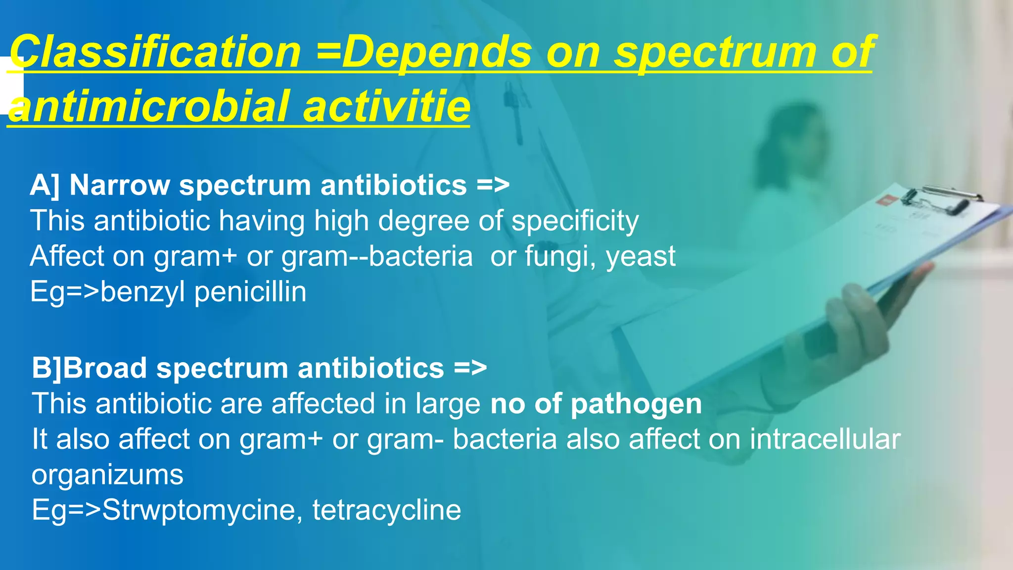 Antibiotics ,pharmaceutics chemistry,second year, Diploma pharmacy | PPTX