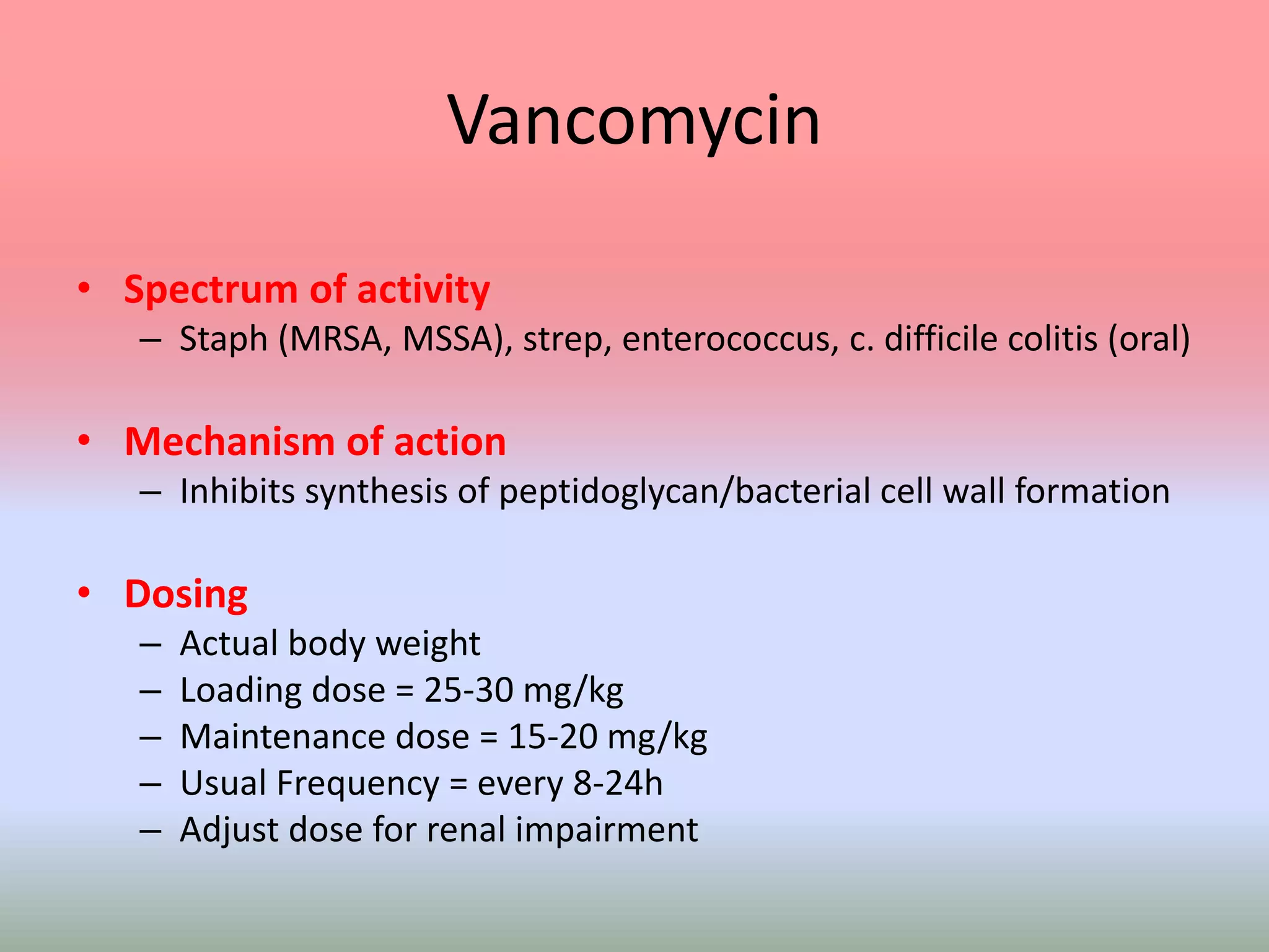 Antibiotics 2015 in icu | PPTX