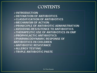 Antibiotics and analgesics | PDF