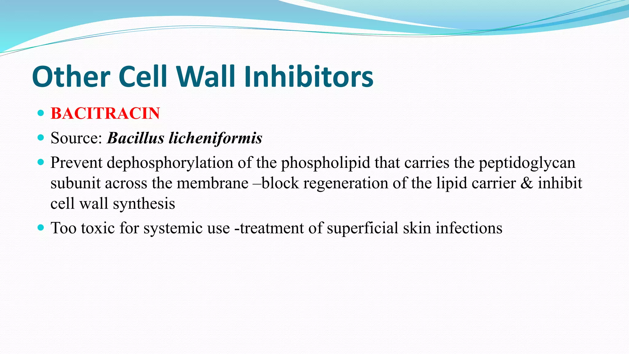 Antibiotics and its mechanism of action | PPTX
