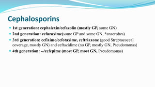 Antibiotics and its mechanism of action | PPTX