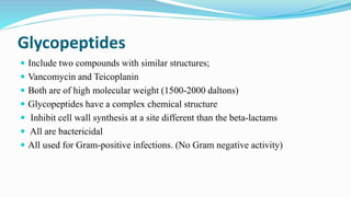 Antibiotics and its mechanism of action | PPTX
