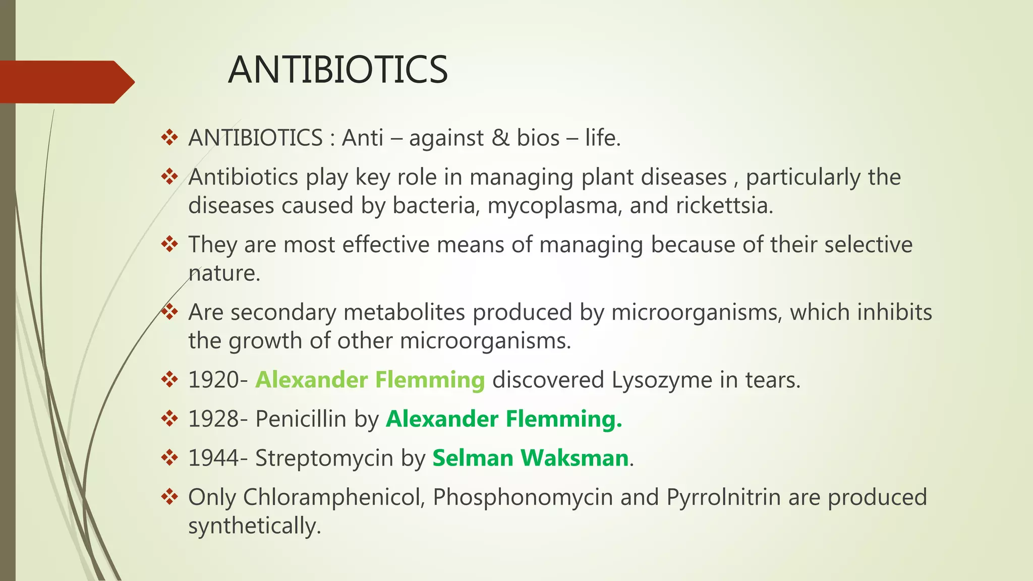 Antibiotics and their mode of action ankush (2019 a109m) | PPTX