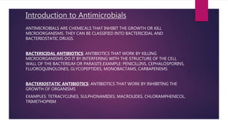 Antibiotics and their uses 1 | PPT