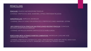 Antibiotics and their uses 1 | PPT