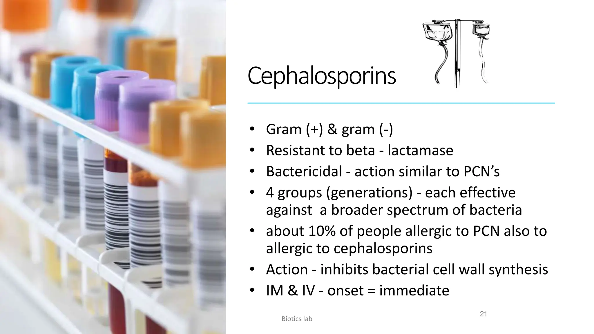 Basics of antibiotics-different types of classification | PPTX