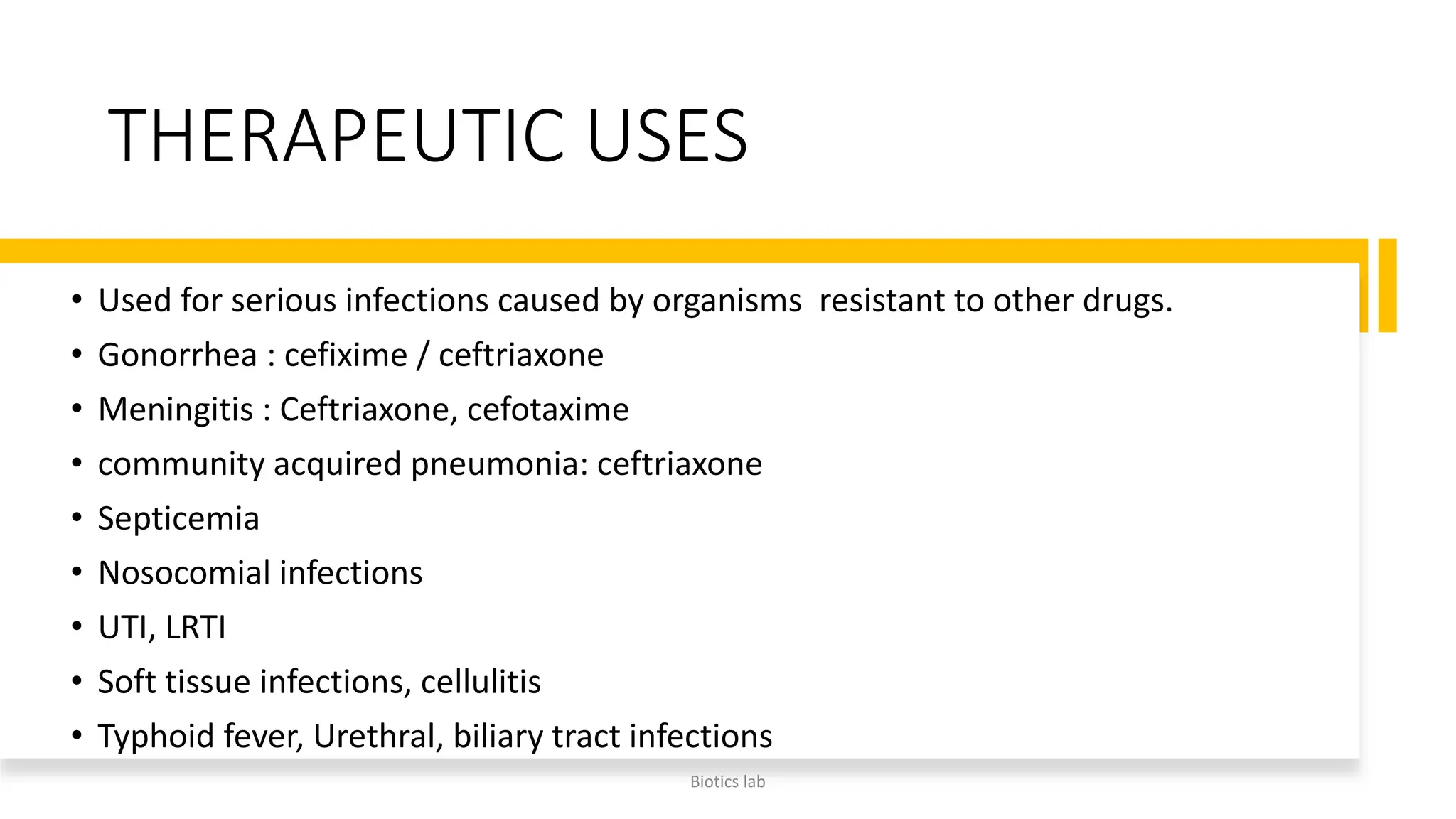 Basics of antibiotics-different types of classification | PPTX