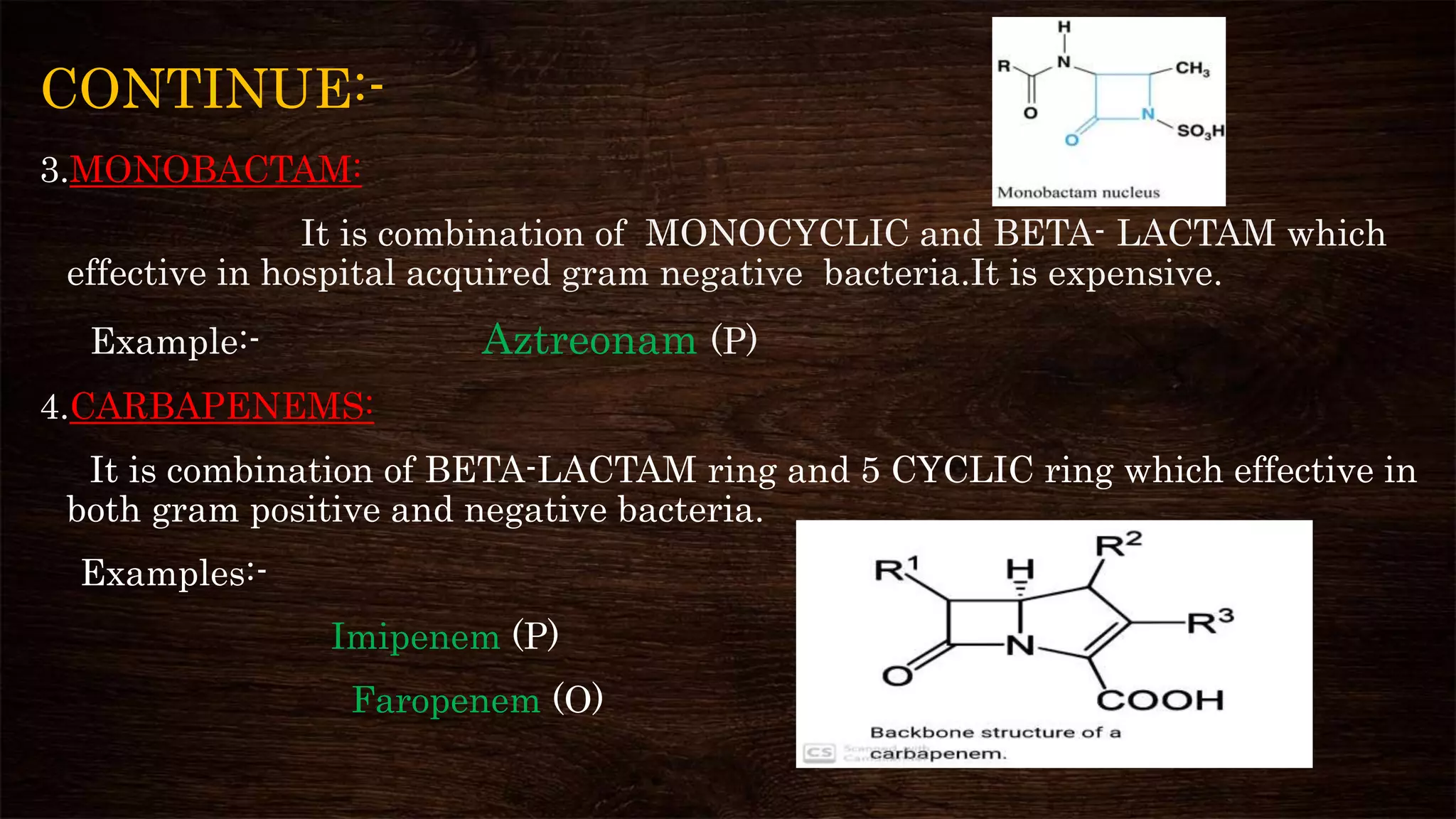 Antibiotics (beta lactams) | PPTX