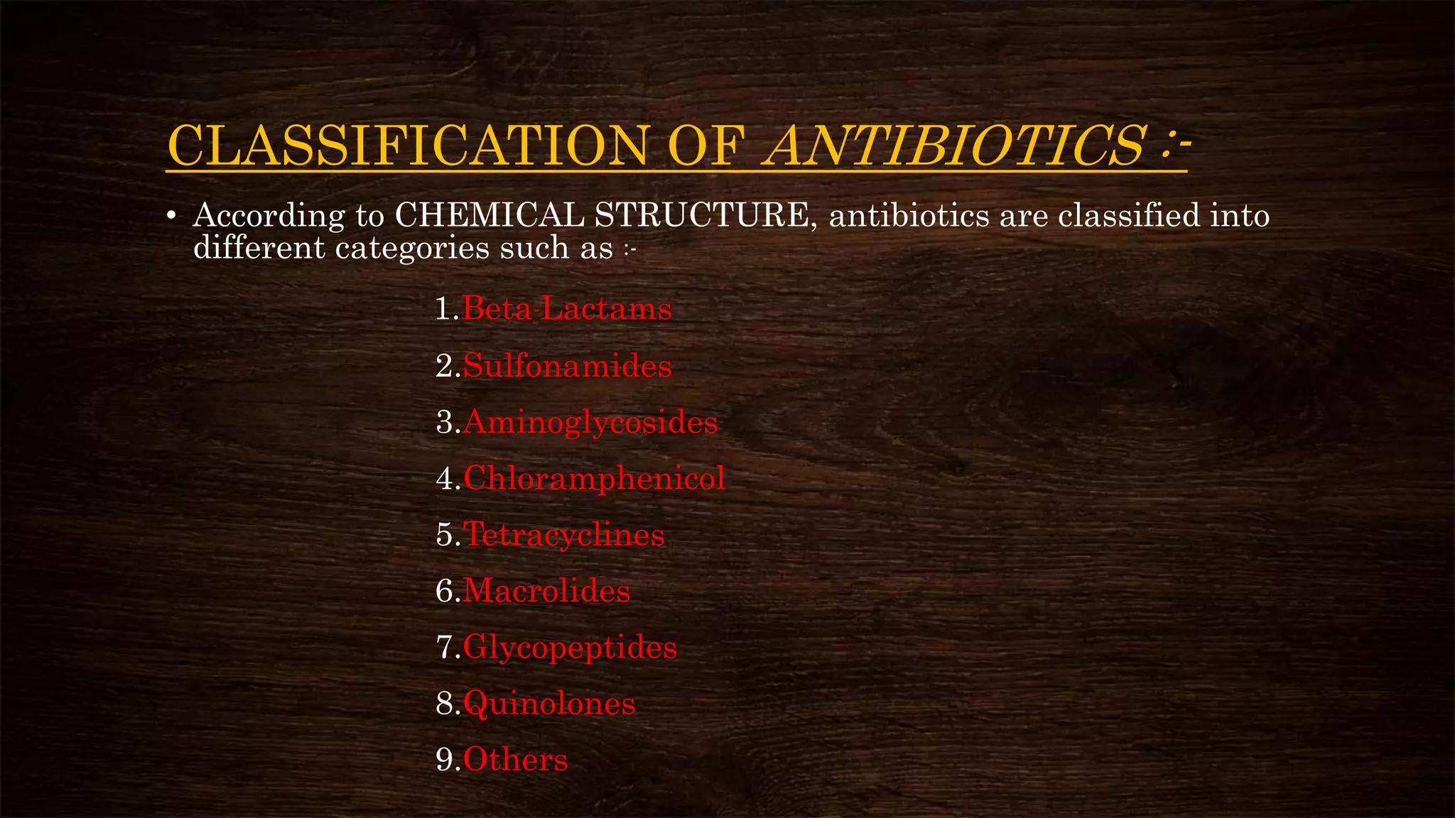 Antibiotics (beta lactams) | PPTX