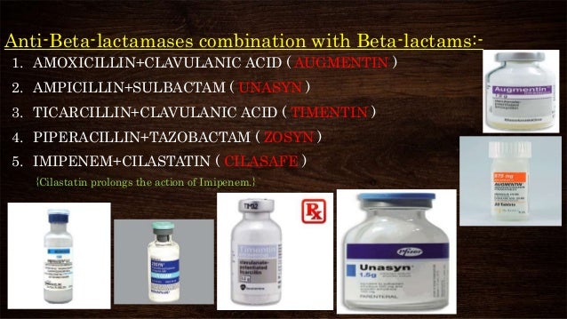 Antibiotics (beta lactams)