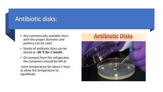 Antibiotic sensitivity test. | PPTX