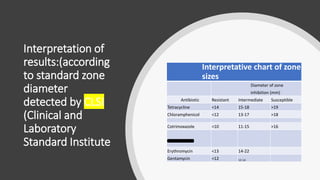Antibiotic sensitivity test. | PPTX