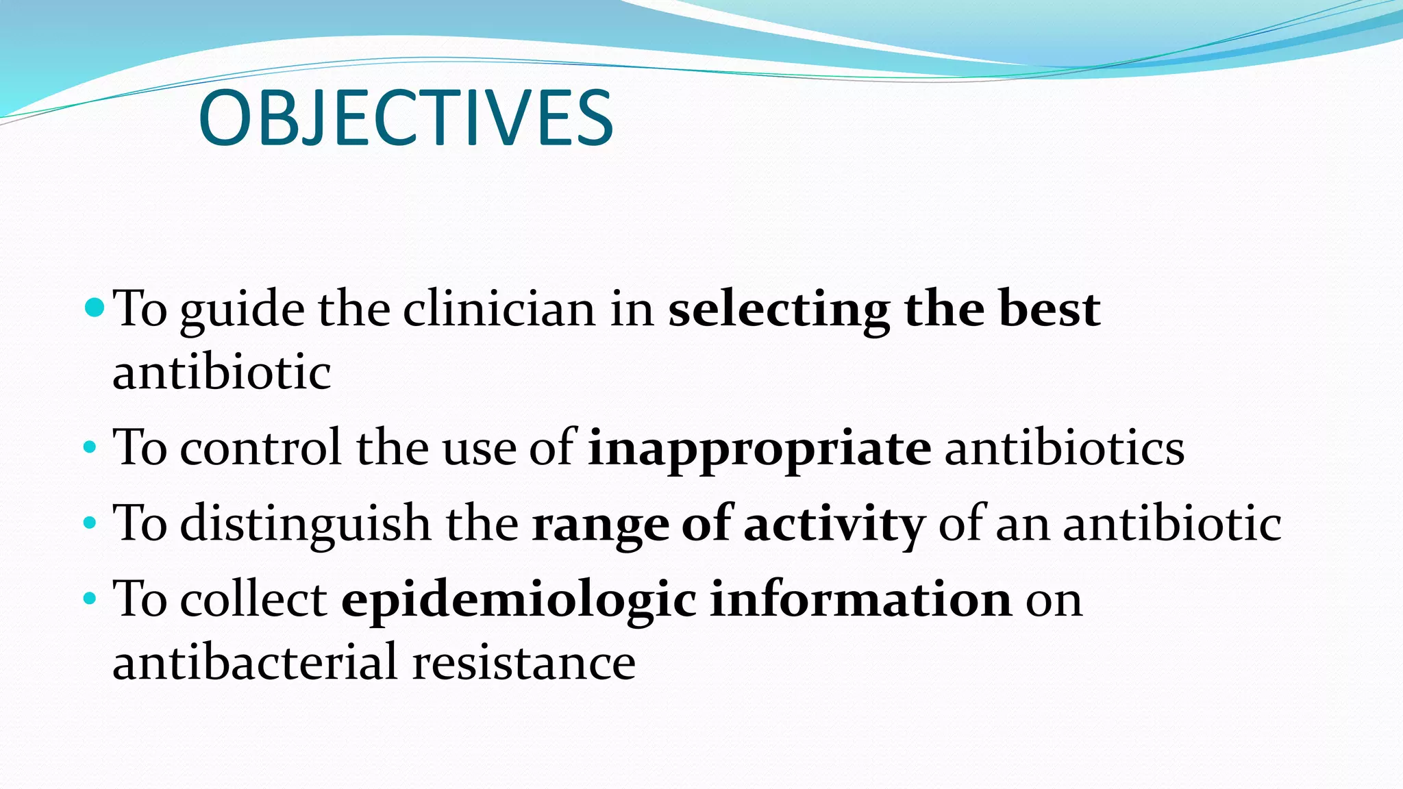 Antibiotic sensitivity testing | PPTX