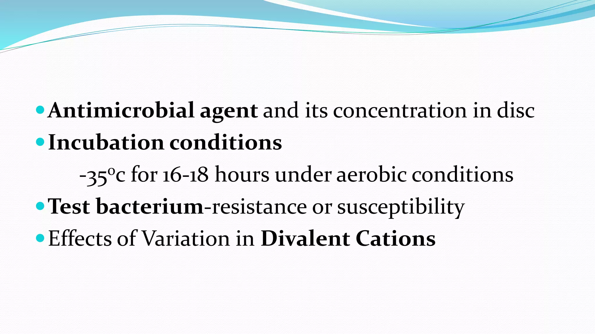 Antibiotic sensitivity testing | PPTX