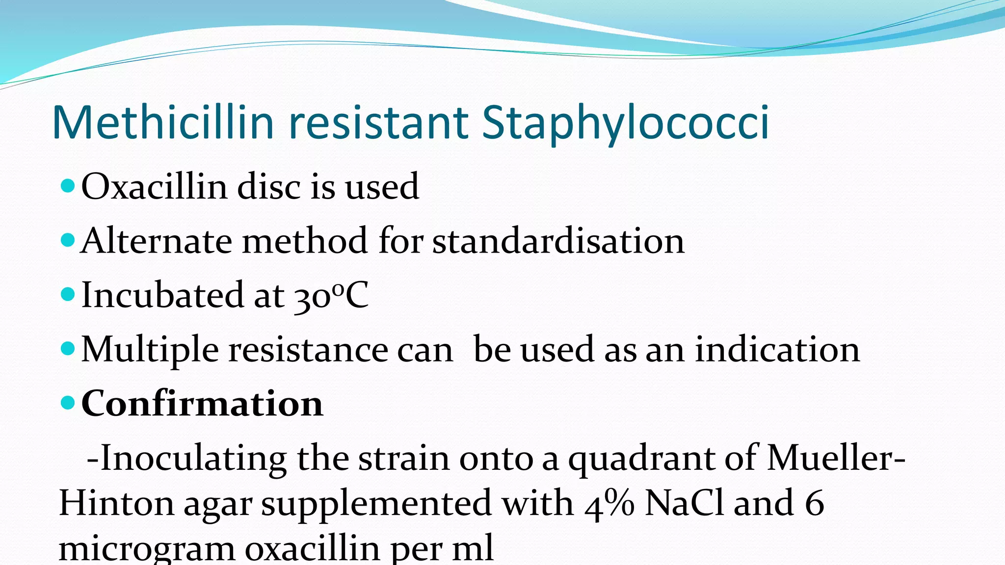 Antibiotic sensitivity testing | PPTX