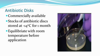 Antibiotic sensitivity testing | PPTX