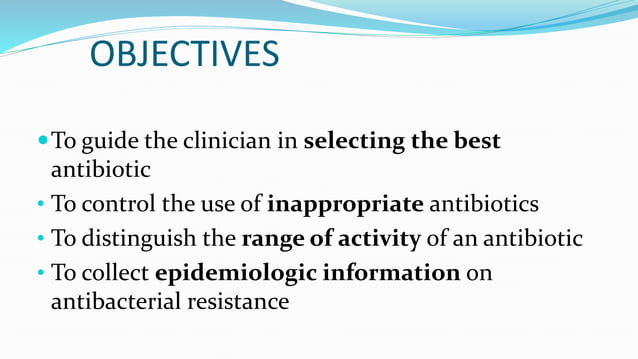 Antibiotic sensitivity testing | PPTX