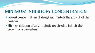 Antibiotic sensitivity testing | PPTX
