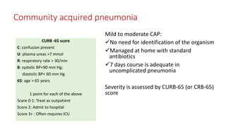 Antibiotics for pneumonia | PPTX