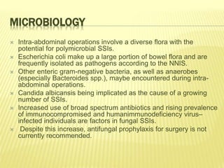 Antibiotics for surgical prophylaxis | PPTX