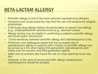 Antibiotics for surgical prophylaxis | PPT