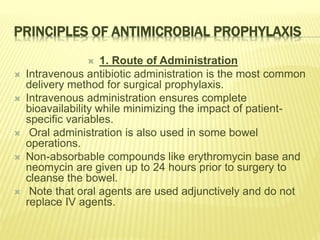 Antibiotics for surgical prophylaxis | PPT