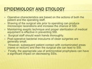 Antibiotics for surgical prophylaxis | PPTX