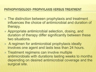 Antibiotics for surgical prophylaxis | PPTX
