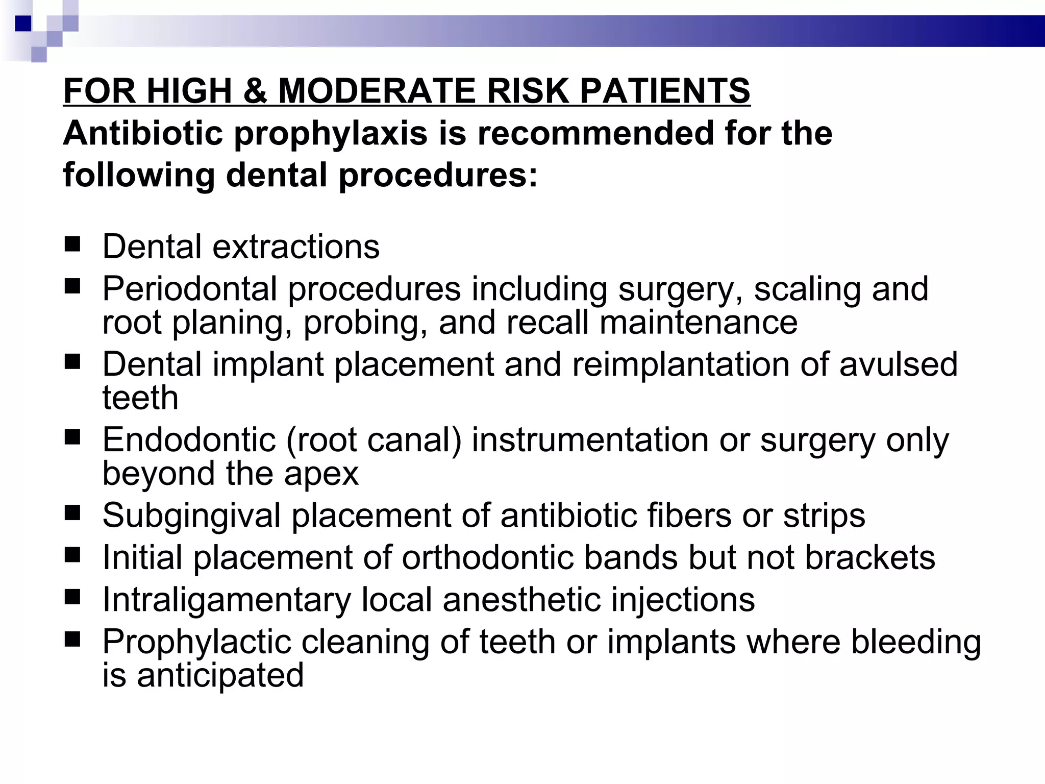Antibiotics in dentistry | PPT
