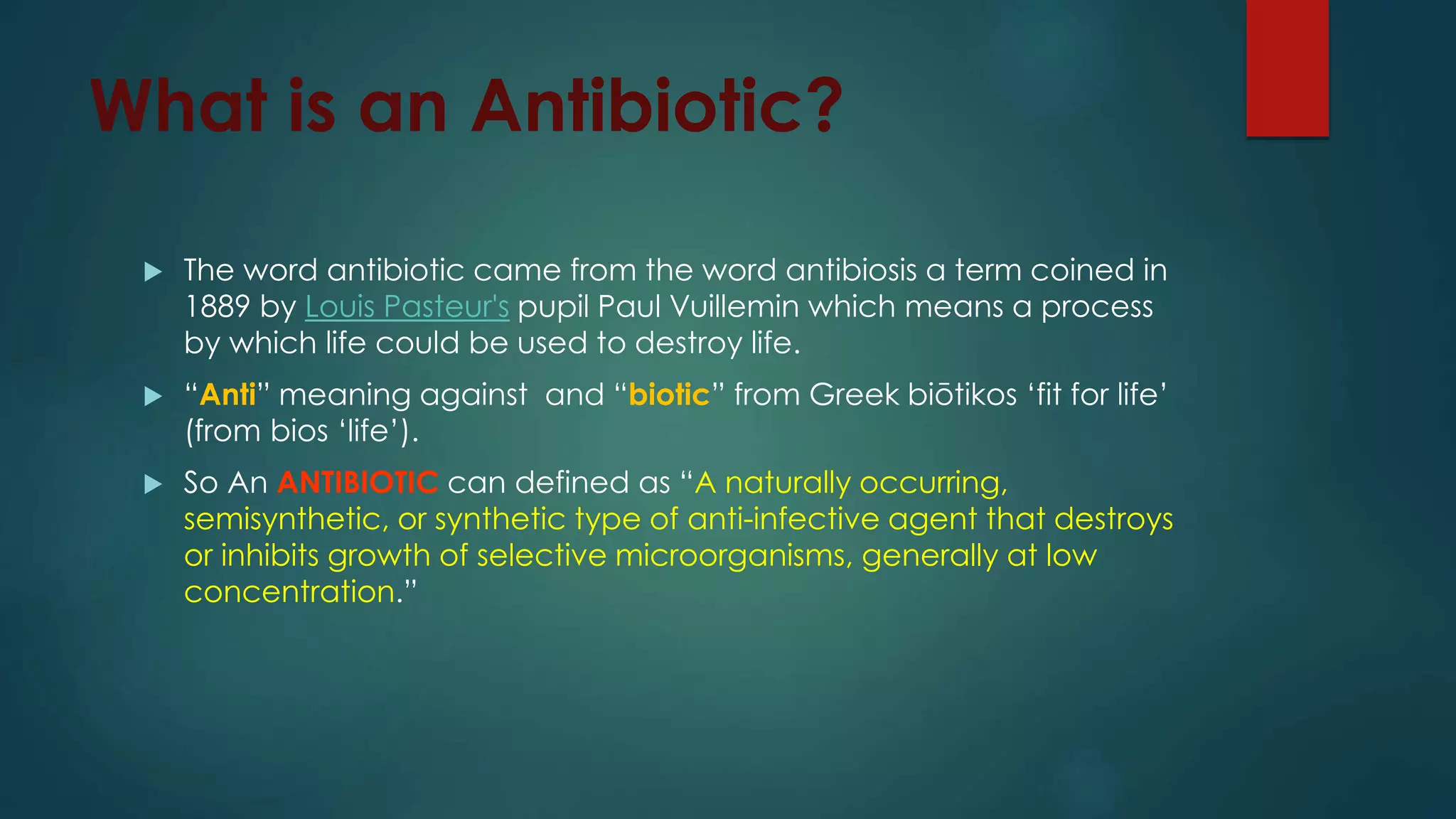 Antibiotics in dentistry | PPTX