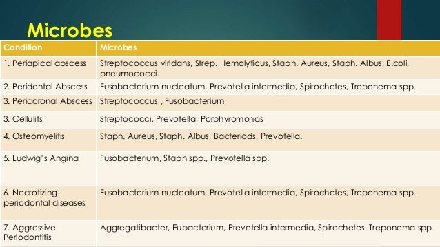 Antibiotics in dentistry