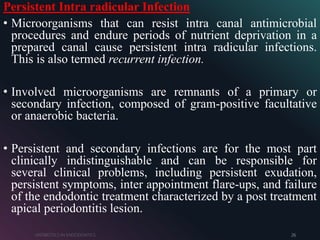 Antibiotics in endodontics | PPTX