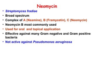 Antibiotics inhibiting protein synthesis 2 aminoglycosides 03 05-2018 | PPT