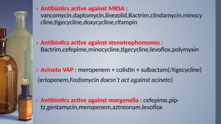 Antibiotics in Intensive Care Units - Primer | PPTX