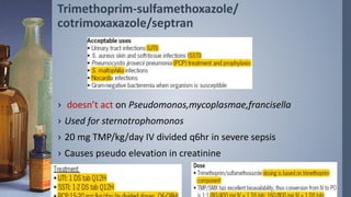 Antibiotics in icu | PPTX