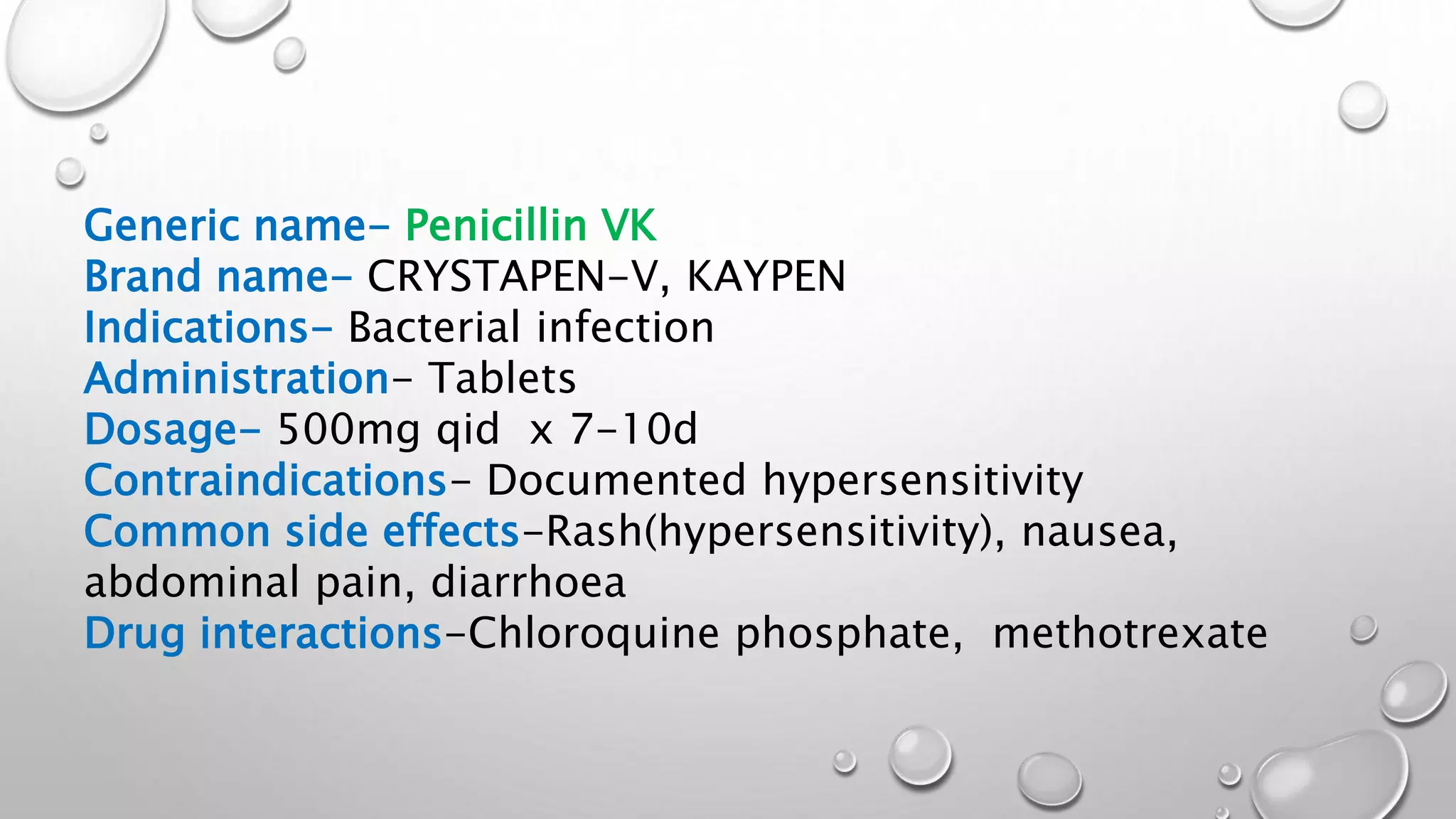 Antibiotics in maxillofacial infection | PPTX