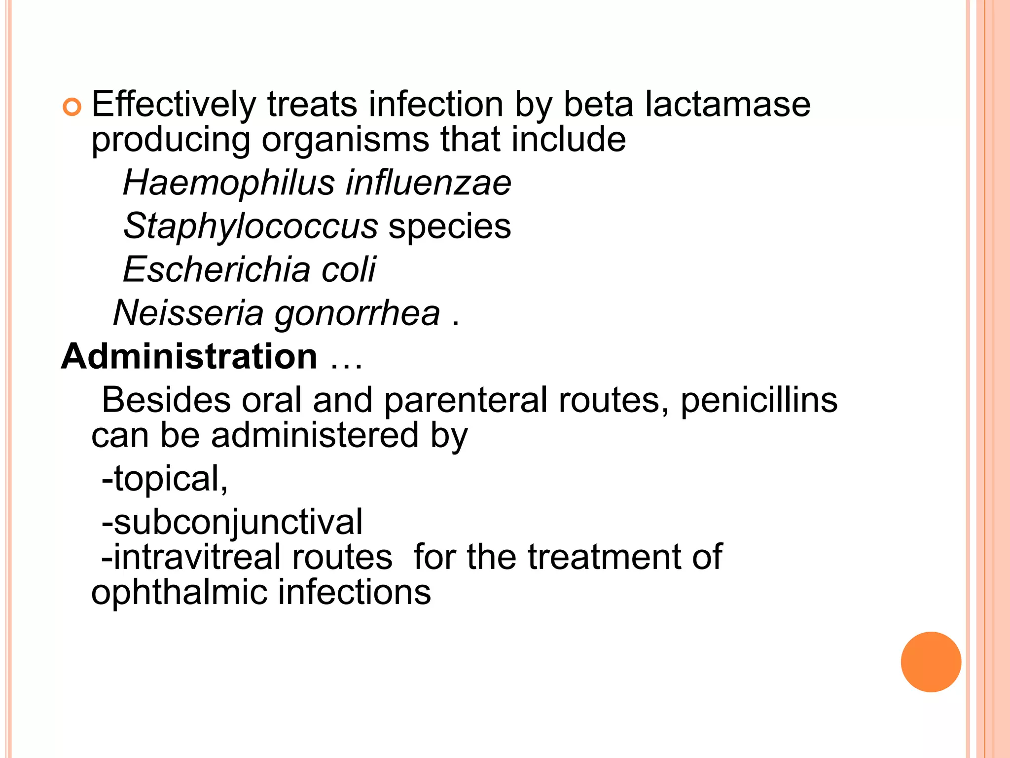 Antibiotics in ophthalmology | PPTX
